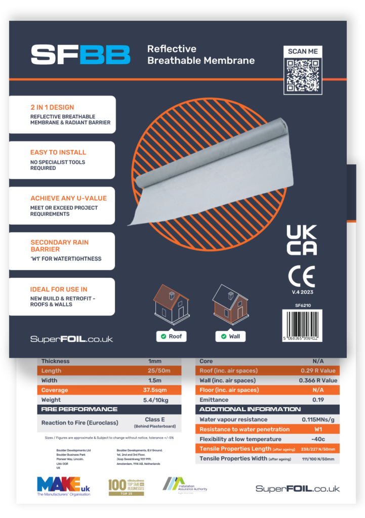 SuperFOIL SFBB: High-Performance Breathable Membrane for Construction